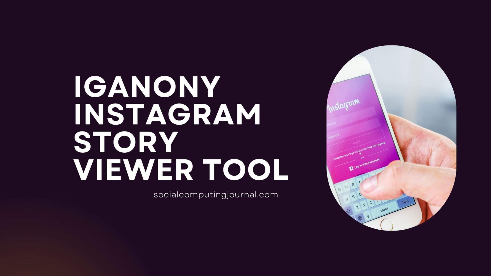 Iganony: An Anonymous Instagram Stories Viewer Tool - SCJ