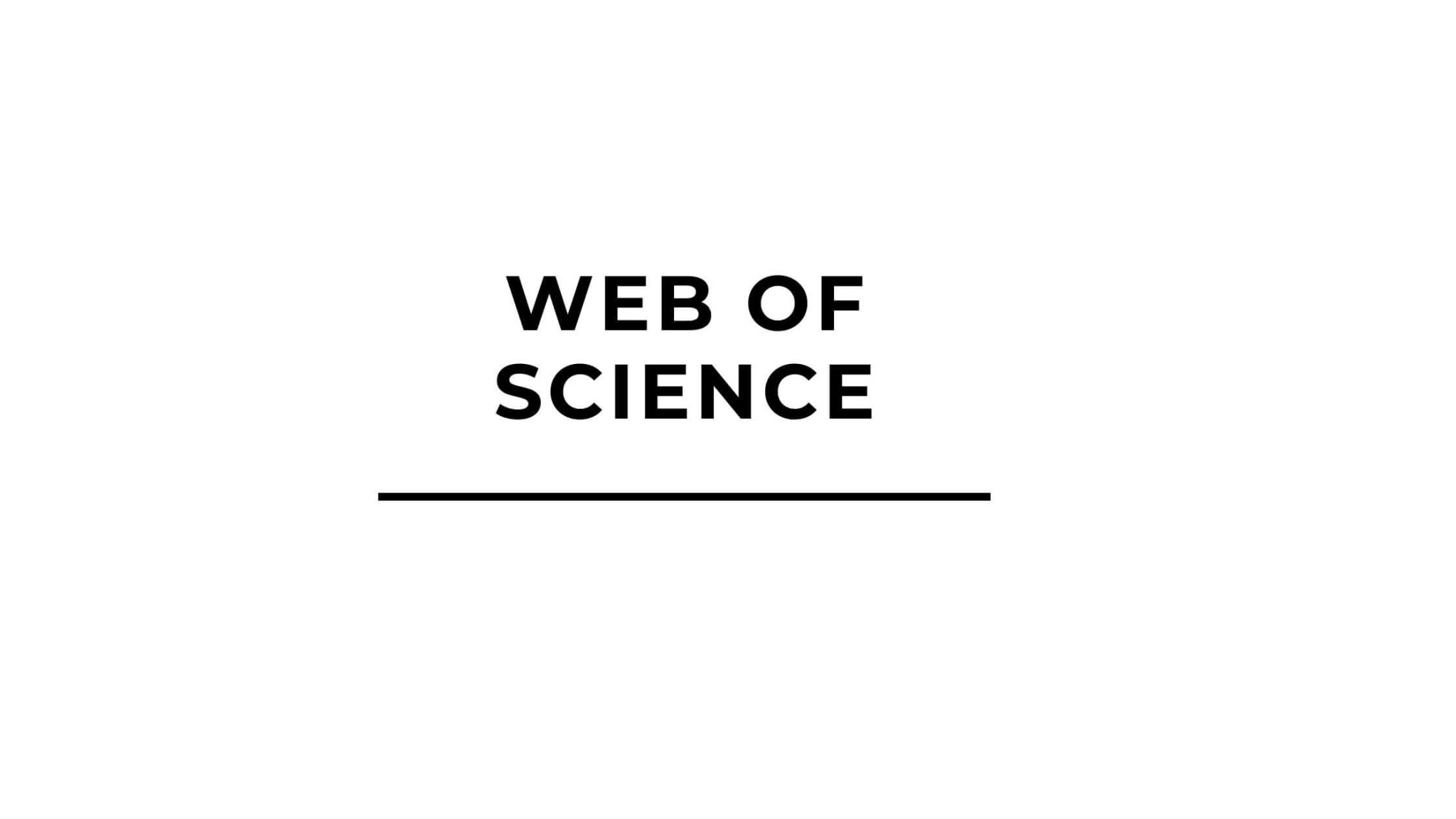 Web of Science: A Foundational Platform for Scholarly Research and ...